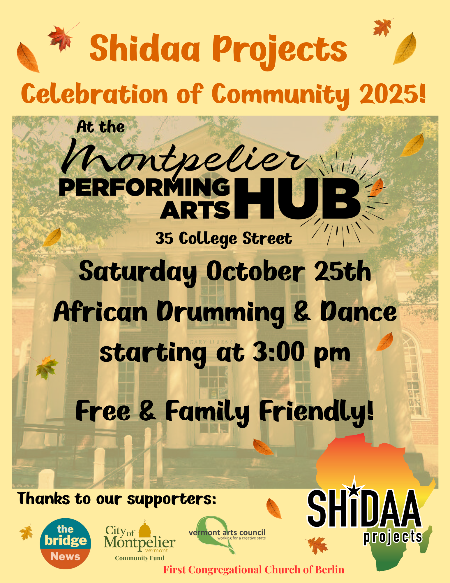 Montpelier Community Calendar