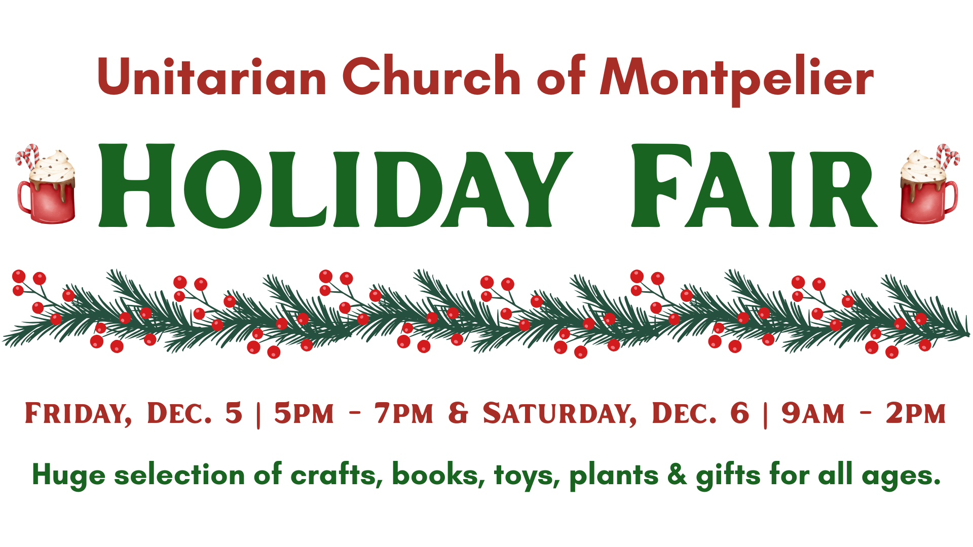 Montpelier Community Calendar